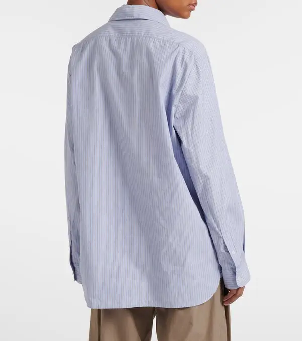 THE ROW Sisilia Striped Cotton Shirt
