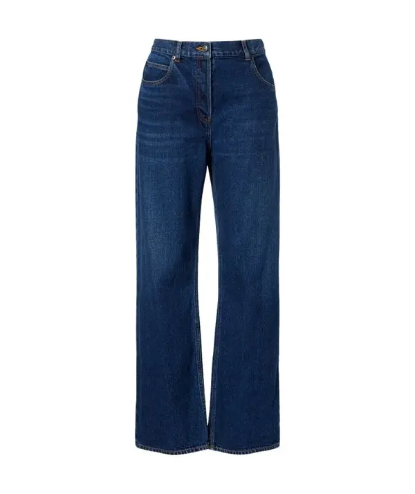 THE ROW Finbar Wide-leg Jeans - Blue