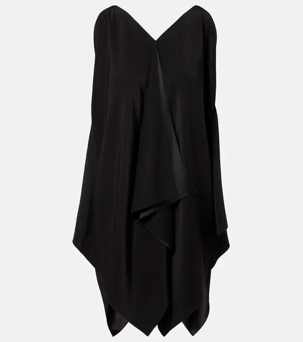 THE ROW Semir Silk Satin Top - Black