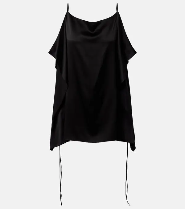 THE ROW Koray Silk Top