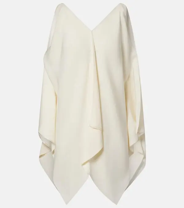 THE ROW Loya Silk Top - White