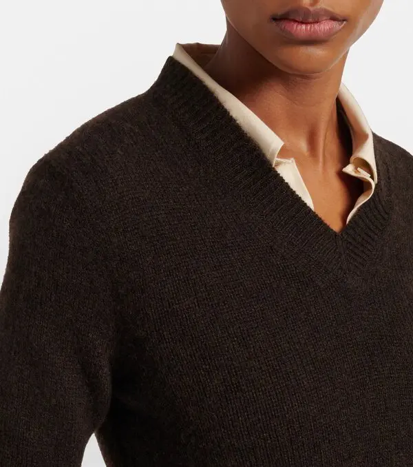 THE ROW Nalini Knitted Cashmere Top