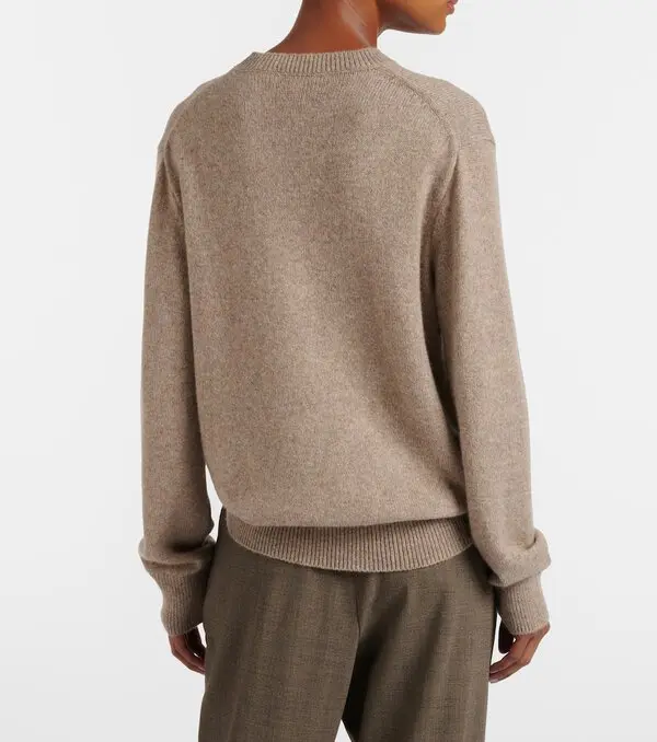 THE ROW Noval Knitted Cashmere Sweater - Beige