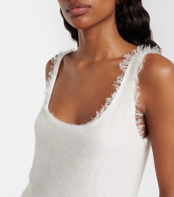 TOTEME Mohair-blend Top - White
