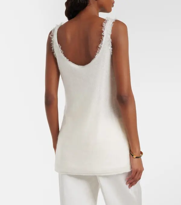 TOTEME Mohair-blend Top - White