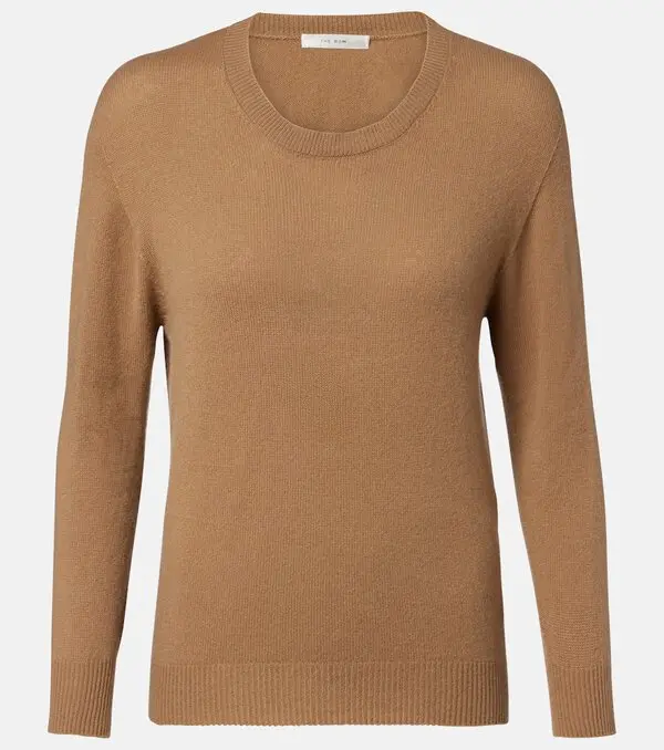 THE ROW Noler Cashmere Sweater - Brown