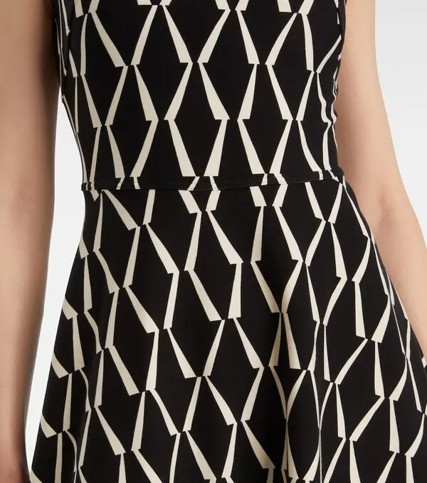 Max Mara Lampara Cotton-blend Midi Dress