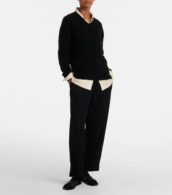 THE ROW Numi Cashmere Top