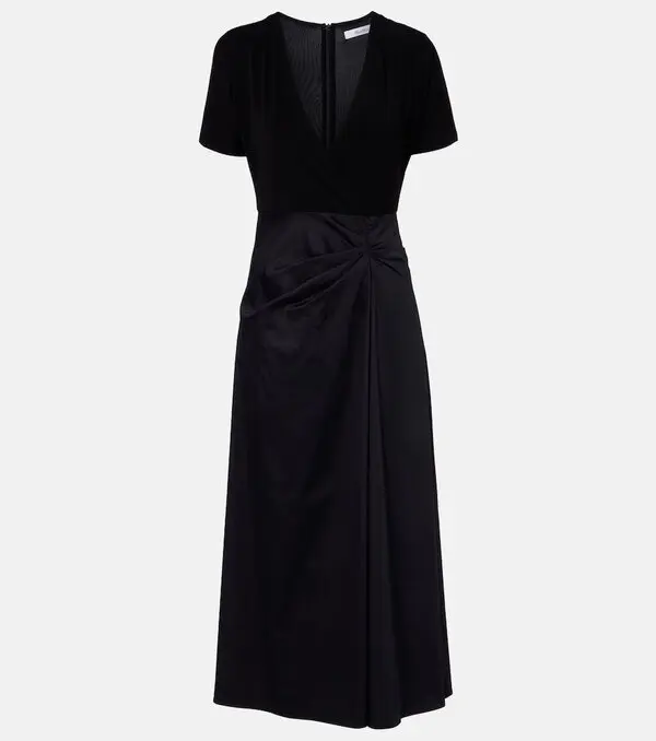 Max Mara Grembo Knitted Midi Dress - Black