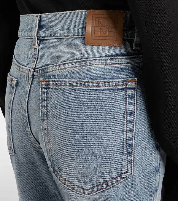 TOTEME Kick Cropped Flared Jeans