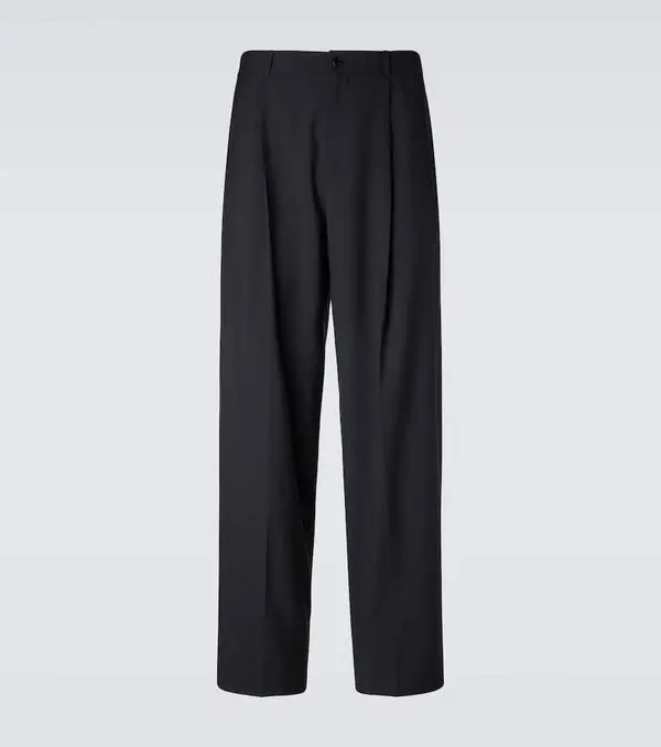 THE ROW Thom Wool Wide-leg Pants