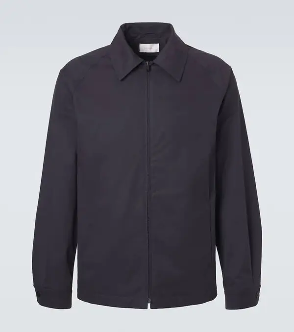 THE ROW Primo Cotton-blend Gabardine Jacket - Grey
