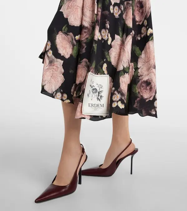 Erdem Floral Print Shirt Dress With Belt - Multicoloured