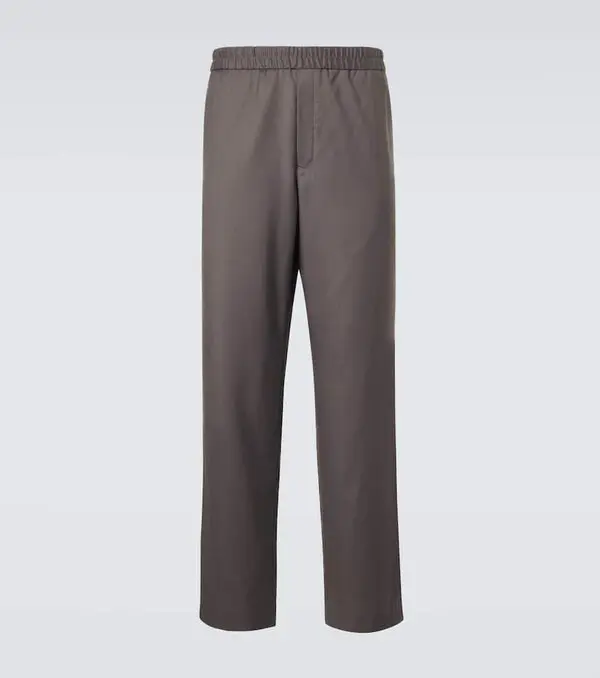 THE ROW Ari Wide-leg Wool Pants