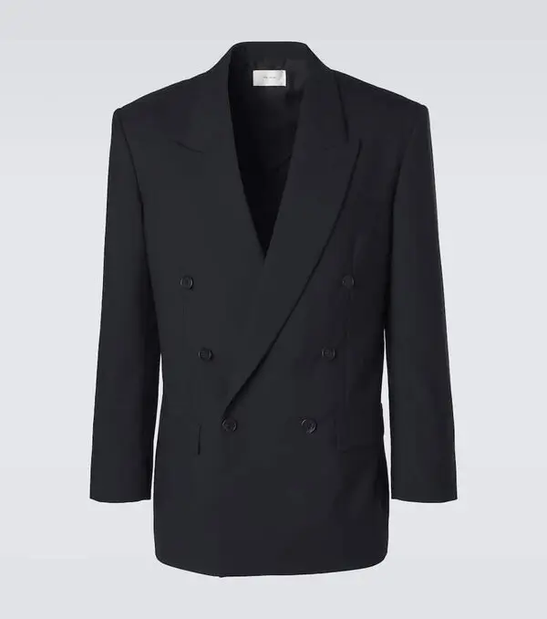 THE ROW Mazzy Double-breasted Wool Blazer