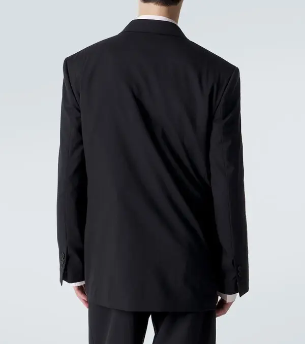THE ROW Mazzy Double-breasted Wool Blazer
