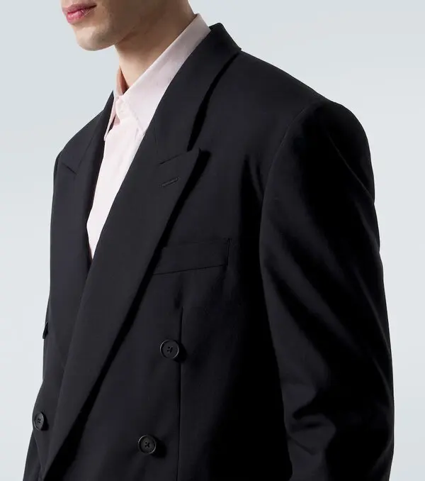 THE ROW Mazzy Double-breasted Wool Blazer