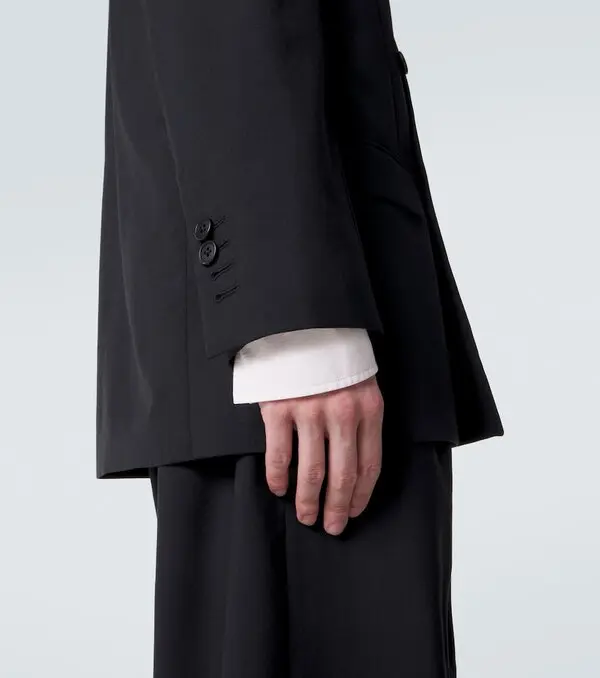 THE ROW Mazzy Double-breasted Wool Blazer