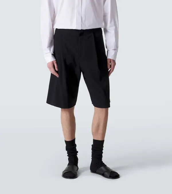 THE ROW Sayed Wool Shorts