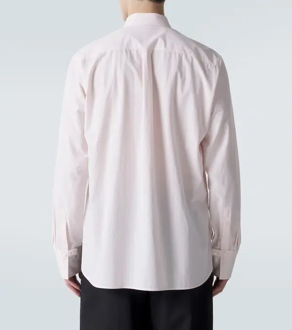 THE ROW Marek Cotton Poplin Shirt - Pink