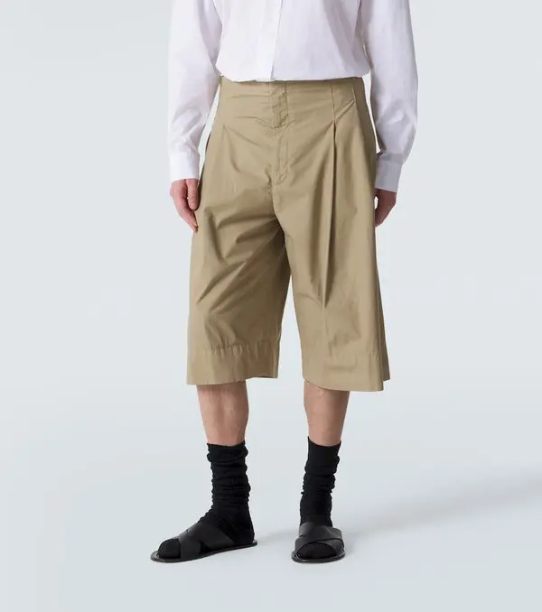 THE ROW Satya Bermuda Shorts - Green