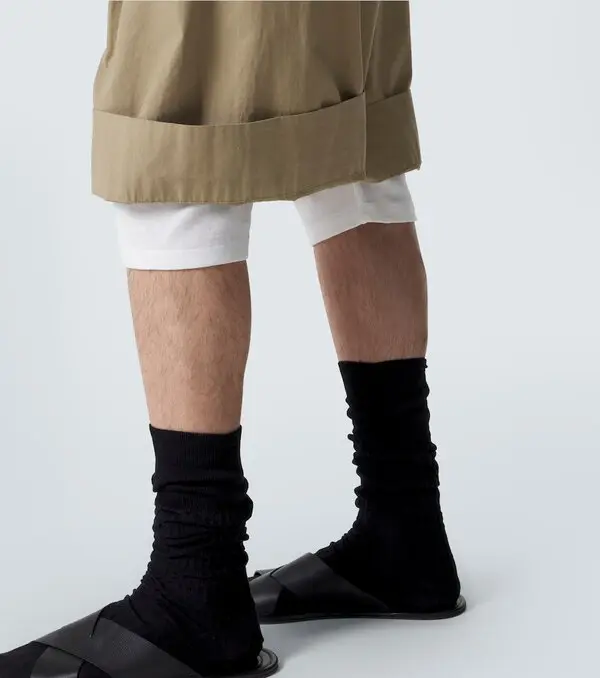 THE ROW Satya Bermuda Shorts - Green