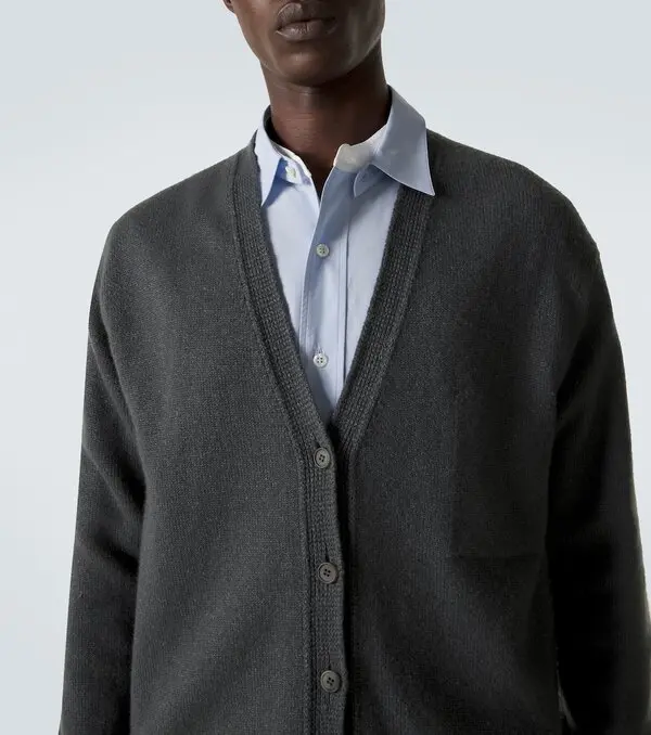 THE ROW Dine Cashmere And Linen Cardigan
