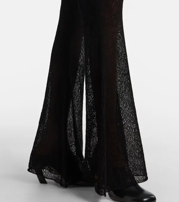 Etro Cotton Lace Flared Pants - Multicoloured
