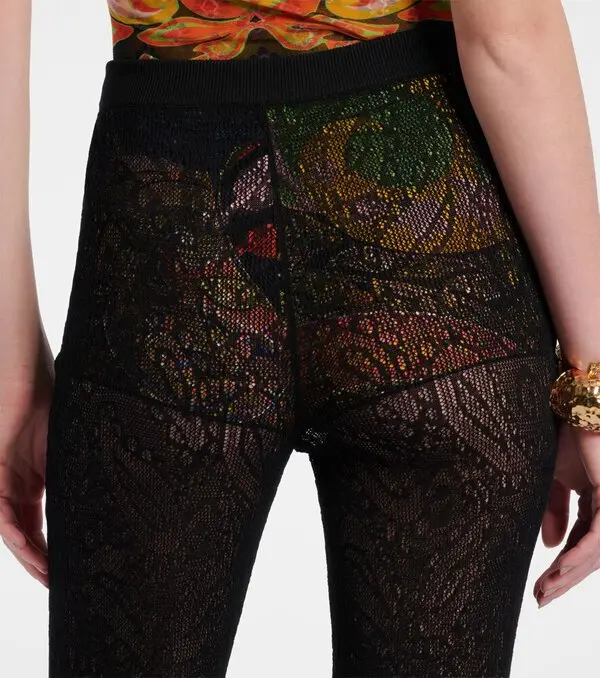 Etro Cotton Lace Flared Pants