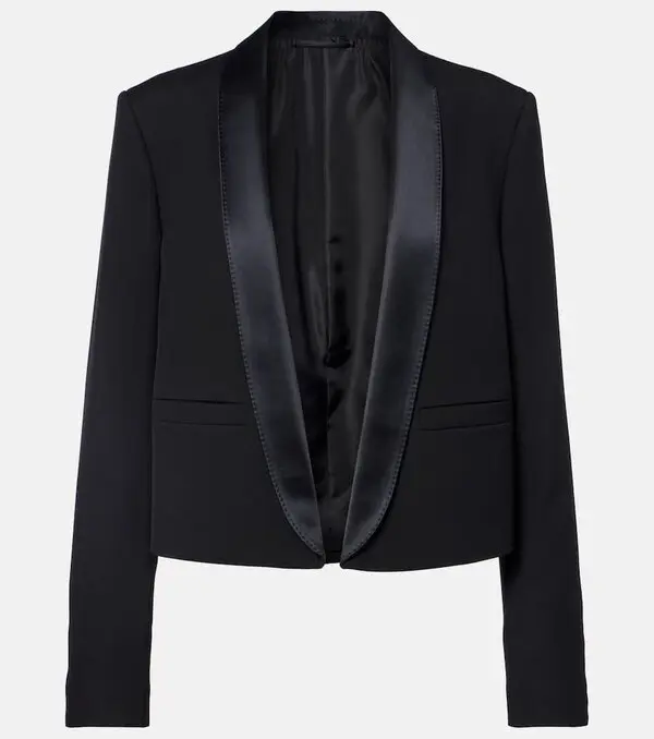 TOM FORD Silk-trimmed Wool Blazer