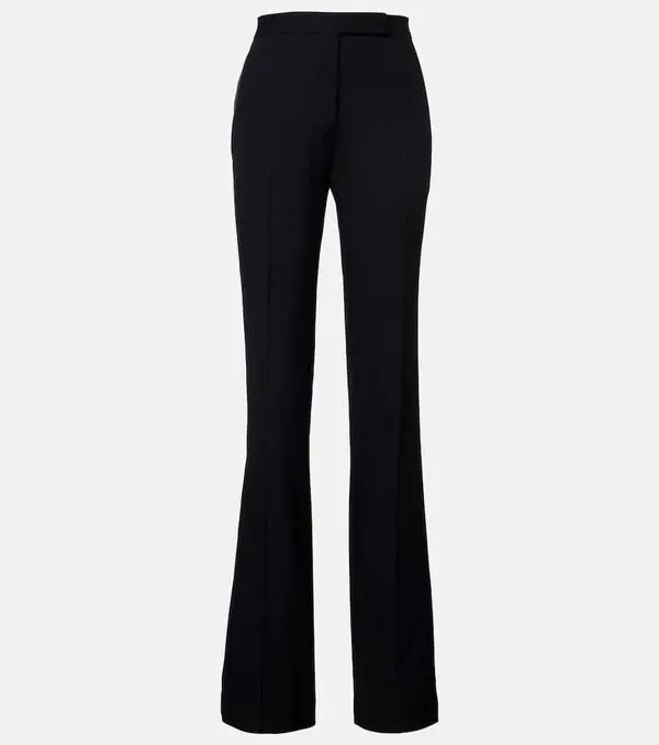 TOM FORD Silk-trimmed Wool Suit Pants