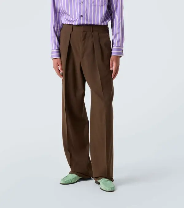 TOM FORD Wool Straight-leg Trousers