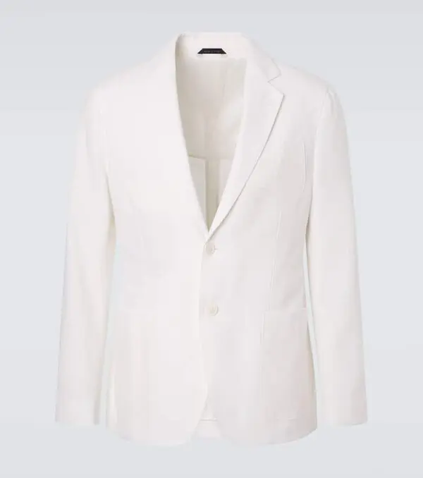 Giorgio Armani Upton Linen Canvas Blazer