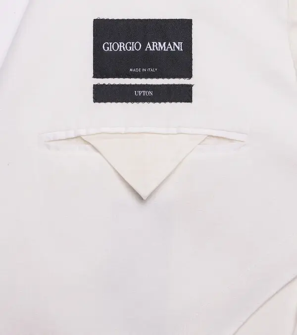 Giorgio Armani Upton Linen Canvas Blazer
