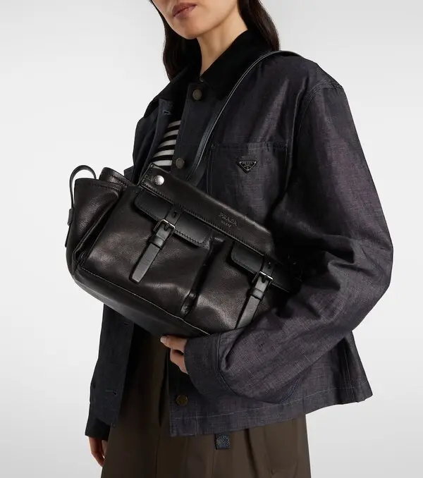 Prada Leather Tote Bag