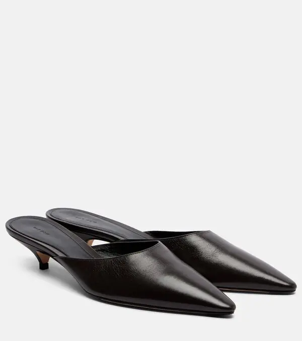 THE ROW Liisa Leather Mules