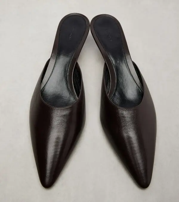 THE ROW Liisa Leather Mules