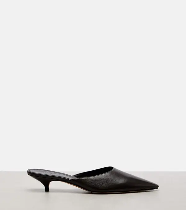 THE ROW Liisa Leather Mules