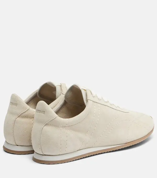 TOTEME Suede Sneakers - Beige