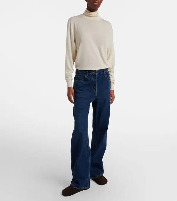 THE ROW Finbar Wide-leg Jeans