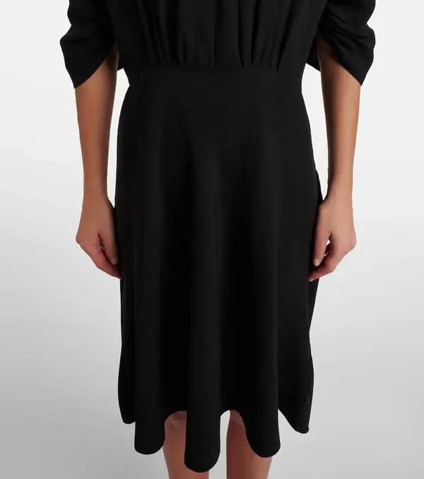 THE ROW Emmeline Silk Crepe Cady Midi Dress