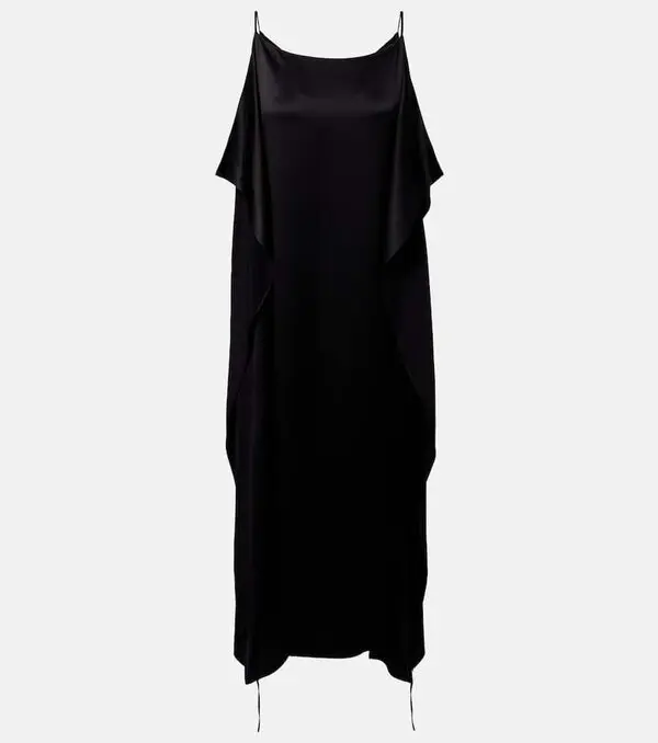 THE ROW Kylo Ruffled Silk Maxi Dress