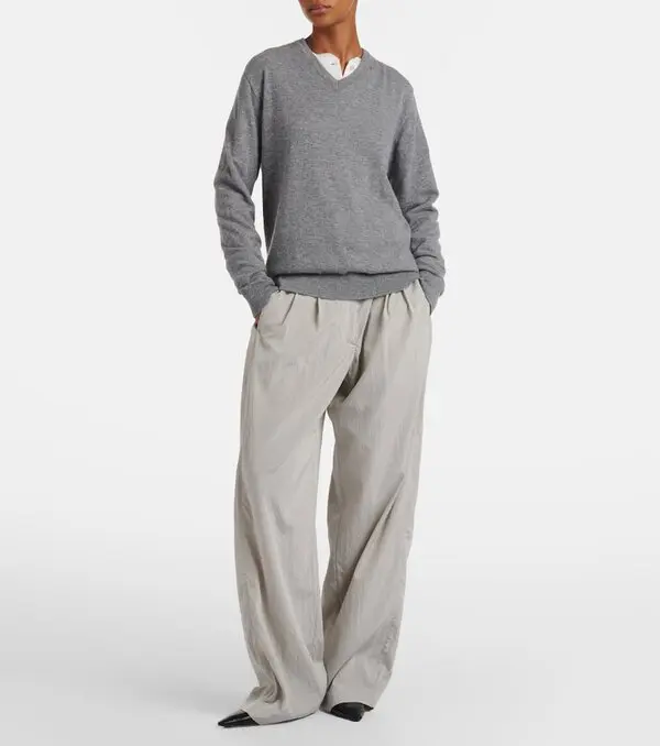 THE ROW Nian Cashmere Top