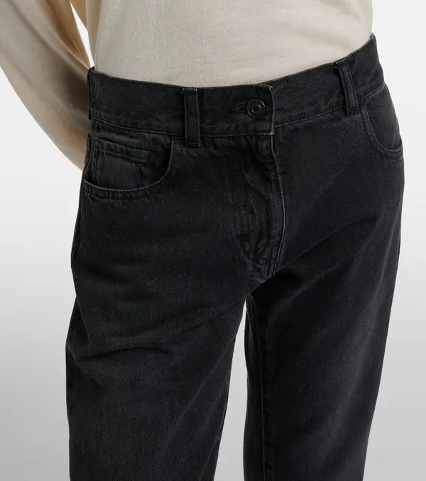 THE ROW Booker Low-rise Straight Jeans