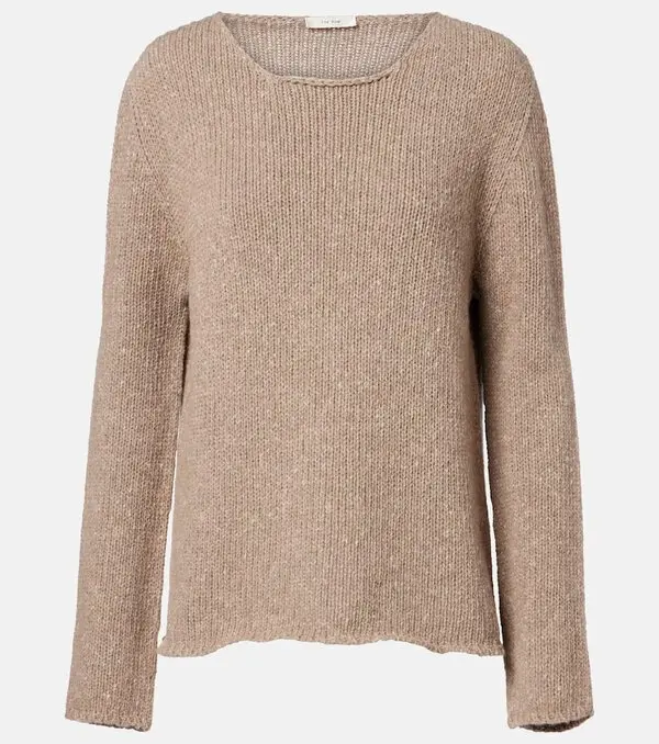 THE ROW Nitha Cashmere Sweater - Beige