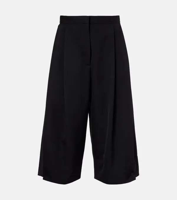 THE ROW Kalyan Wool Bermuda Shorts - Black