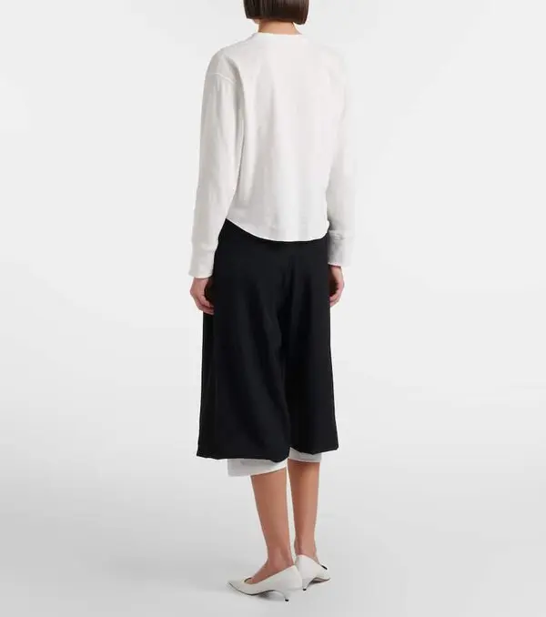 THE ROW Kalyan Wool Bermuda Shorts - Black