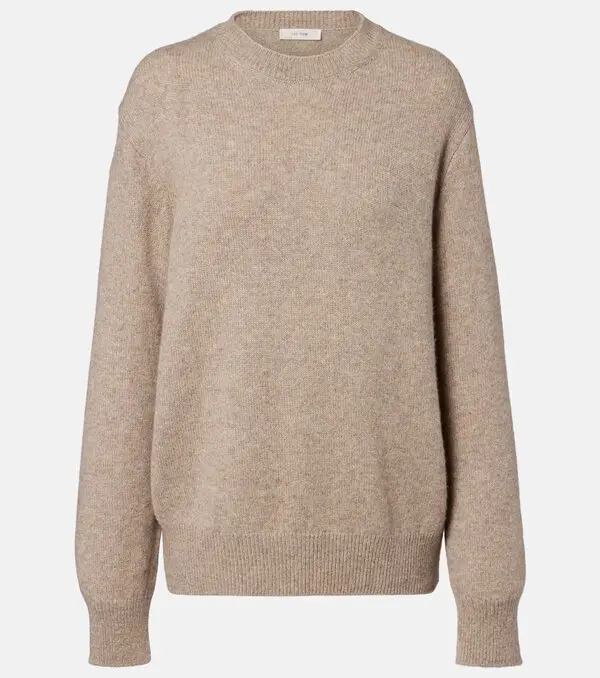 THE ROW Noval Knitted Cashmere Sweater - Beige