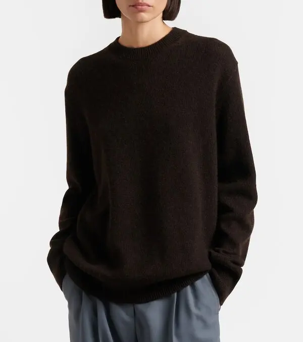 THE ROW Noval Cashmere Sweater - Brown