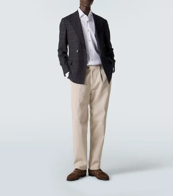 Kiton Cotton Poplin Shirt - White